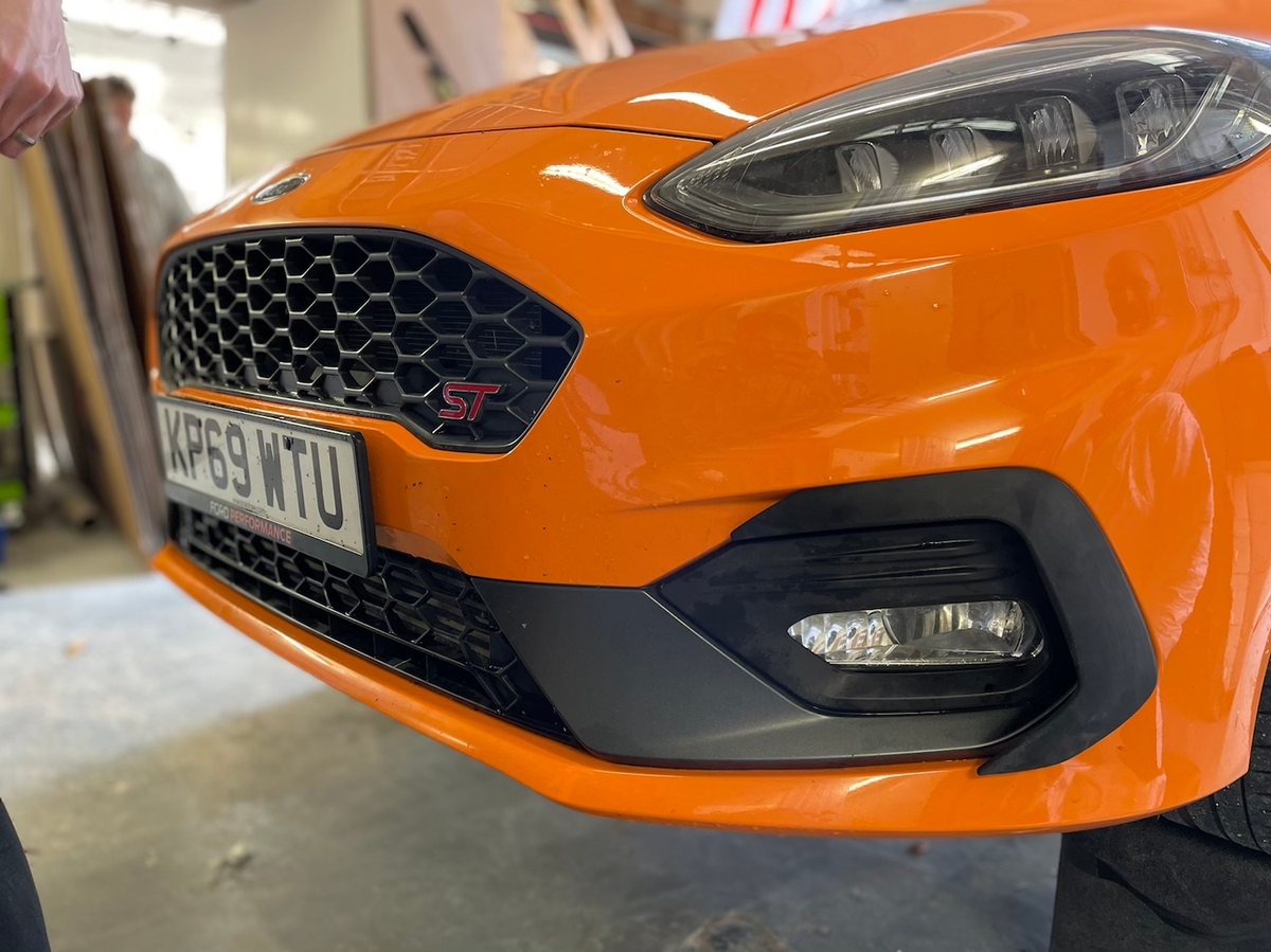Ford Fiesta MK8 ST-LIne - Front Fog Surrounds – Lowered Status UK